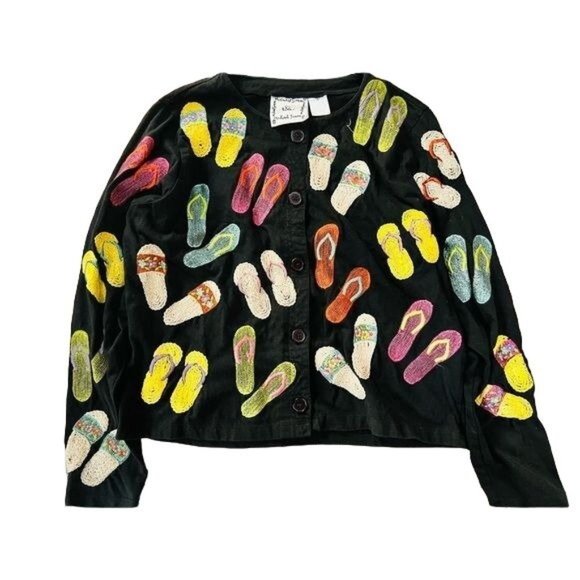 Michael Simon | Jackets & Coats | Vintage Michael Simon Lite Flip Flop ...